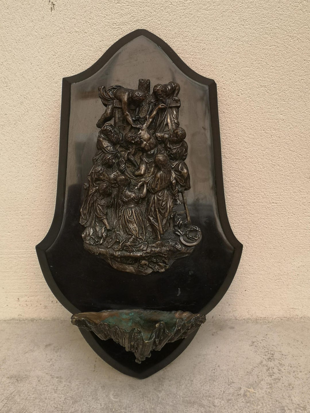 Holy Water Stoup Virgin Mary Jesus Christ Holy Water Font Christian ...