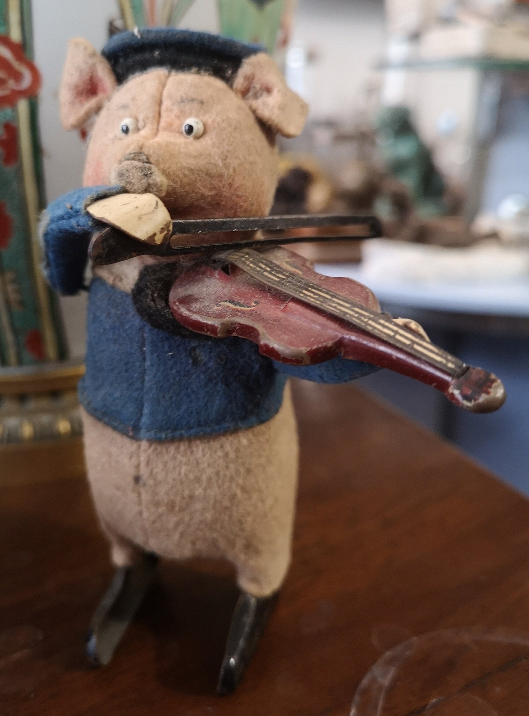 Vintage German 30s Toy Pig Figurine Pig Automata Pig Automaton - Etsy