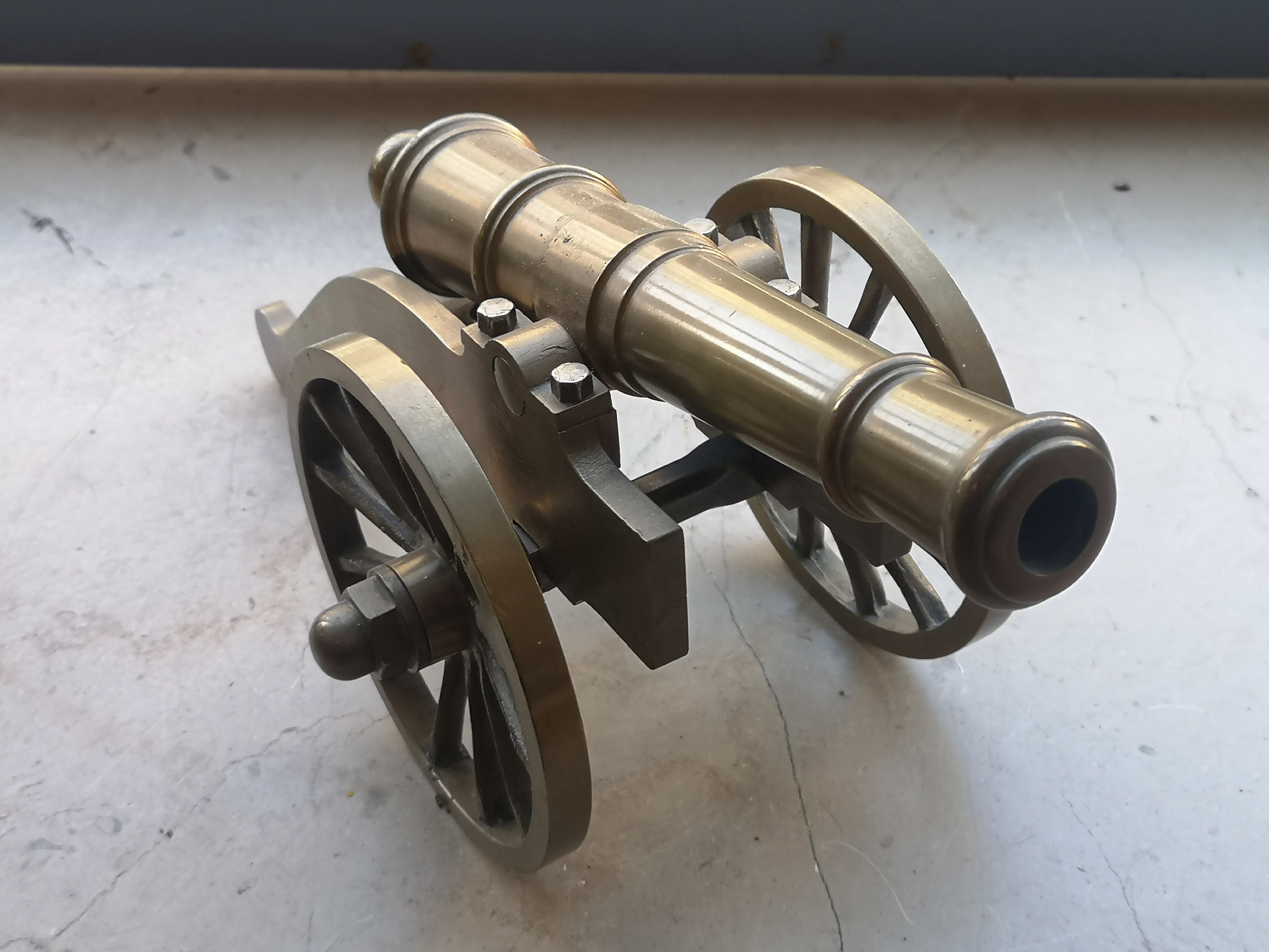 Bronze Cannon Vintage Decorative Cannon Military Decor Gift Ideas for ...
