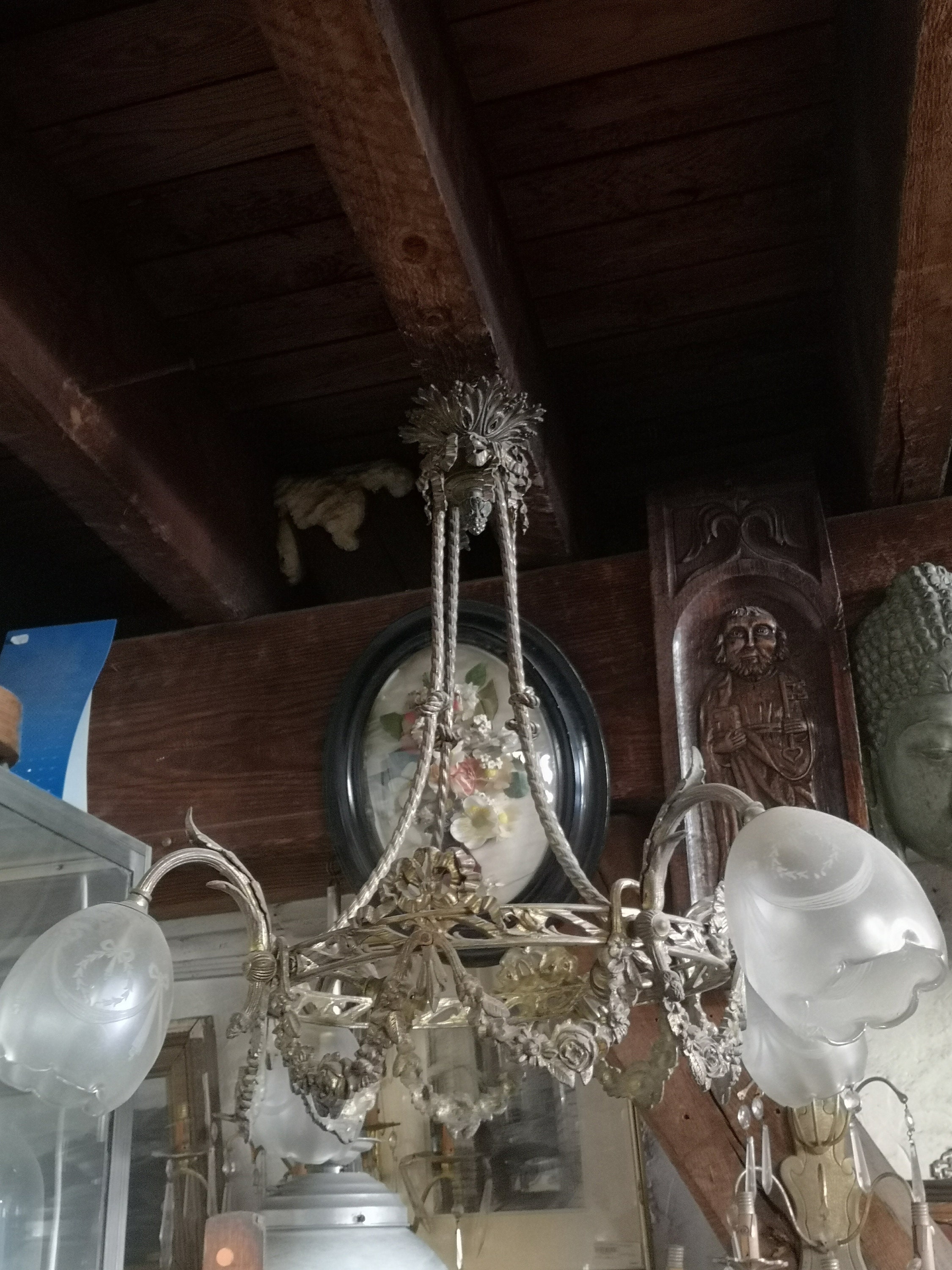 Tulip Flower Light Fixture Flower Chandelier Gold Light Fixture Flower ...