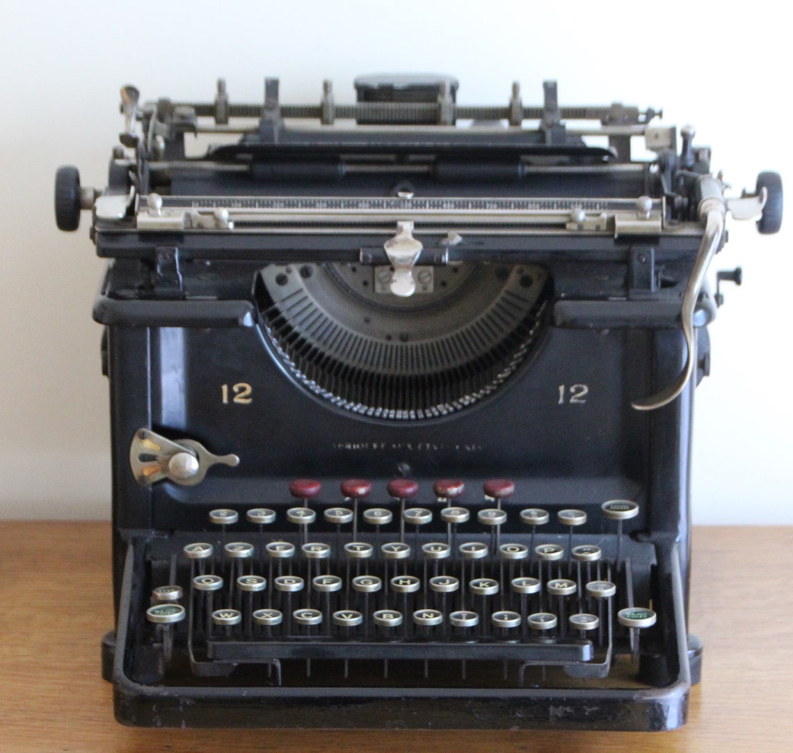 Antique Typewriter Vintage Remington Standard No 12 Typewriter ...