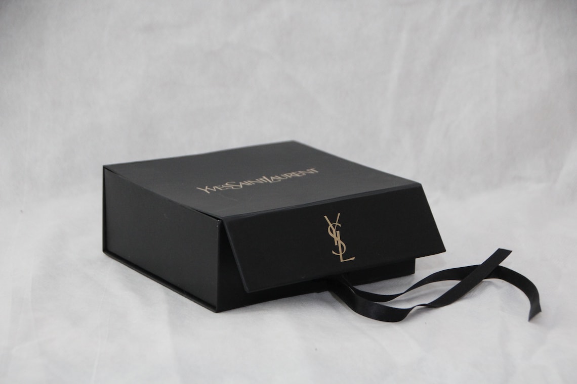 Yves Saint Laurent Gift Box YSL Gift Box Black YSL Box Fashion ...