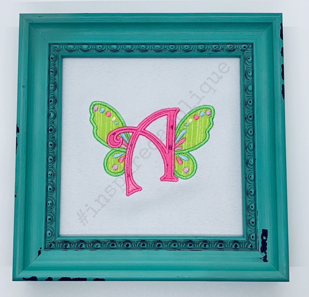 4x4 Fairy Butterfly Wings Alphabet Letters A-Z - Etsy