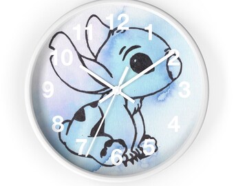 Stitch Wall Clock | Etsy UK