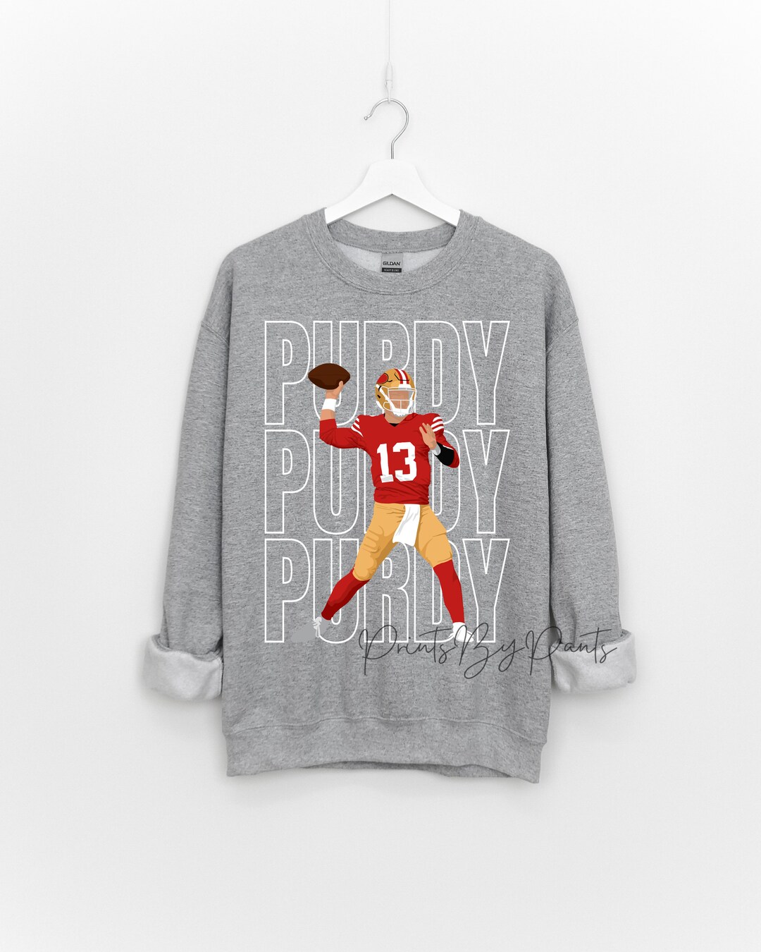 San Francisco - Digital Print - 49ers Player #13 PURDY- Transparent ...