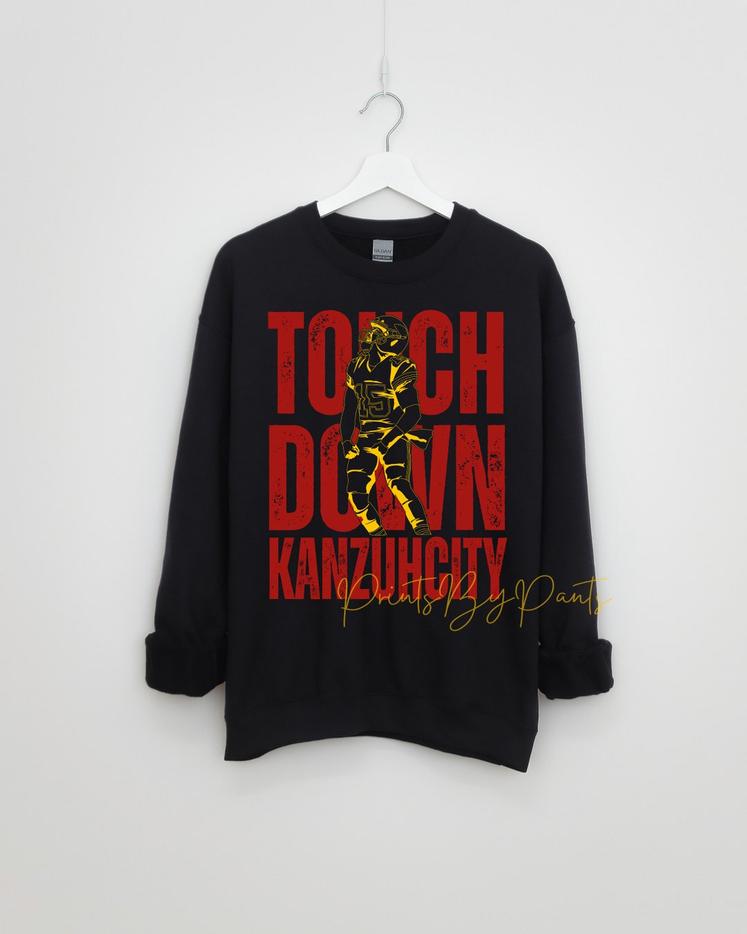 Digital Print- Touchdown Kan-zuh-city- Transparent Chief Player #15 ...