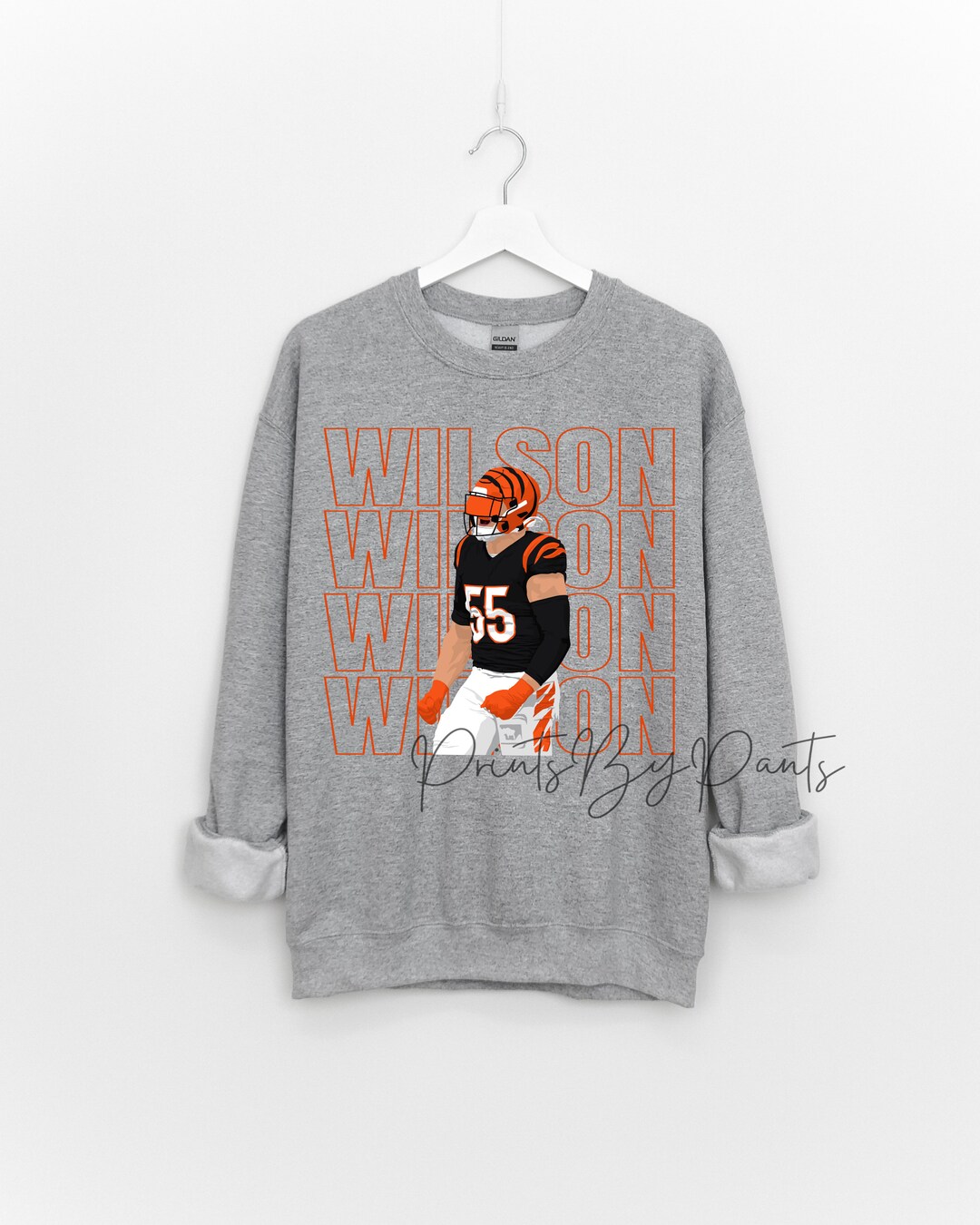Digital Print - Cincinnati - Bengals Player #55 WILSON - Transparent ...