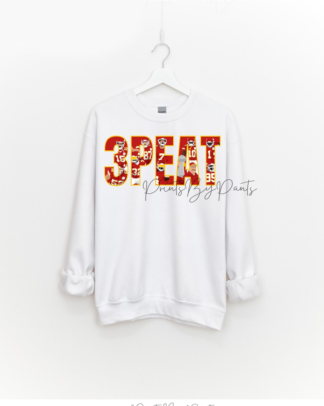 Digital Print- Kansas City - 3 - P E A T - Letters Filled With Chiefs ...