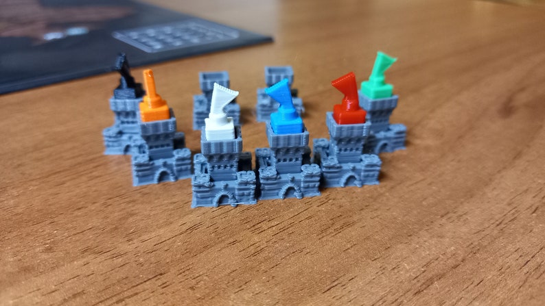 3D Deluxe Risk Got Token Set Compatible With Most Medieval Board Games ...