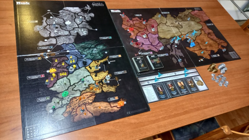 3D Deluxe Risk Got Token Set Compatible With Most Medieval Board Games ...