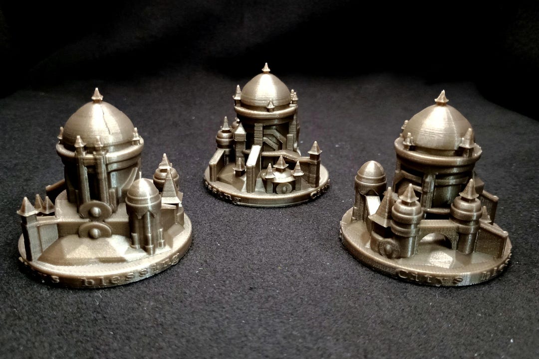 City's Blessing MTG Token 3D Model for Magic the Gathering and Other ...