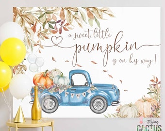 Blue Truck Fall Baby Shower - Etsy