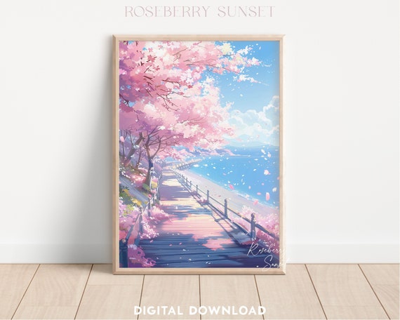Japanese Anime Art Trees
