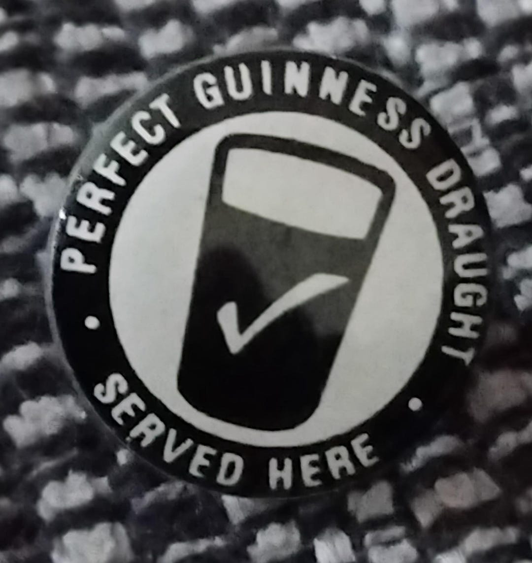 Vintage 1999 Guinness "perfect Guinness Served Draught Here ...