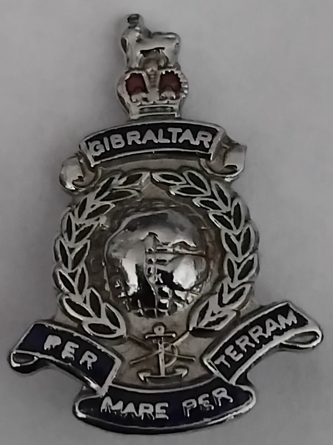 Vintage 1976-1981 Old queen Elizabeth the 2nd Royal Marines Crest ...