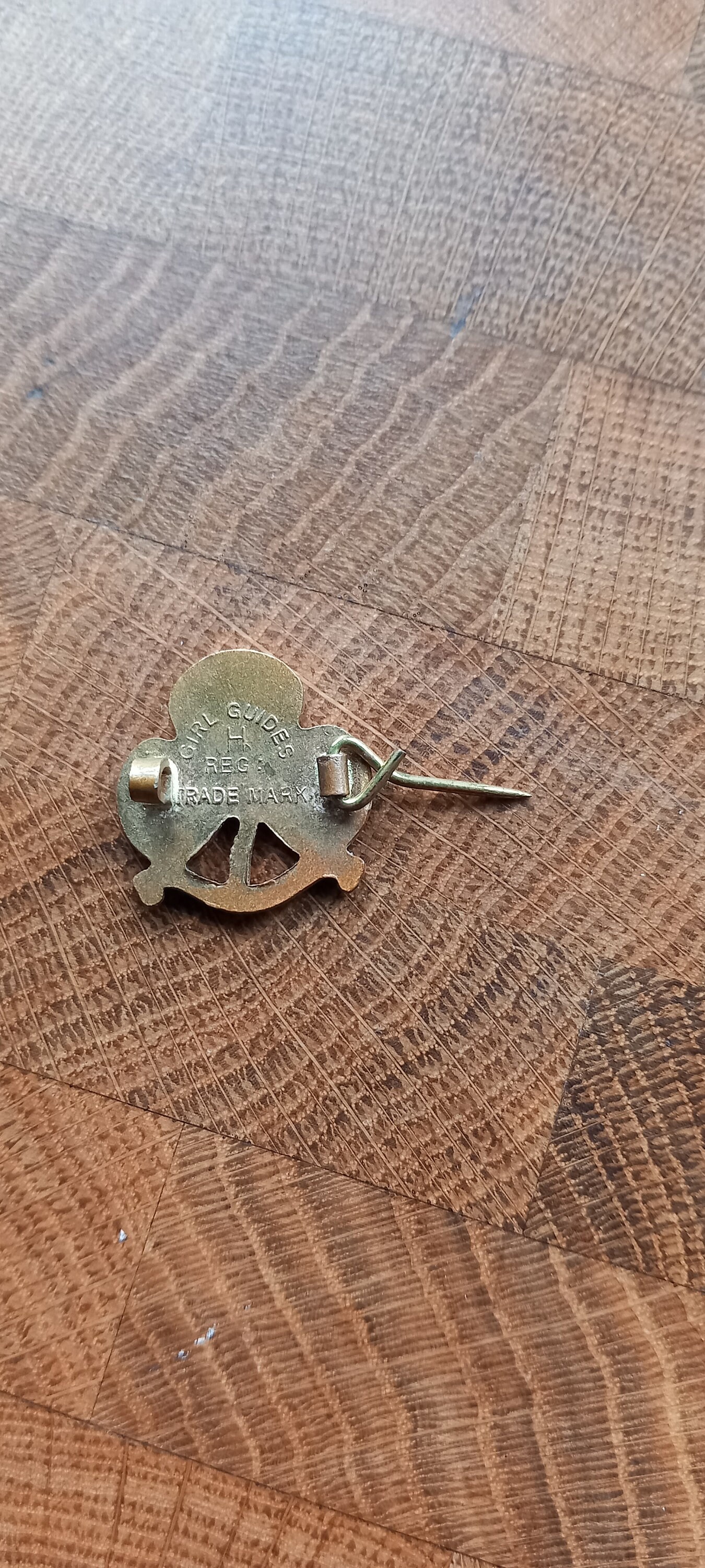 Vintage 1970 Trefoil Girl Guide Promise nickel Pin Badge - Etsy