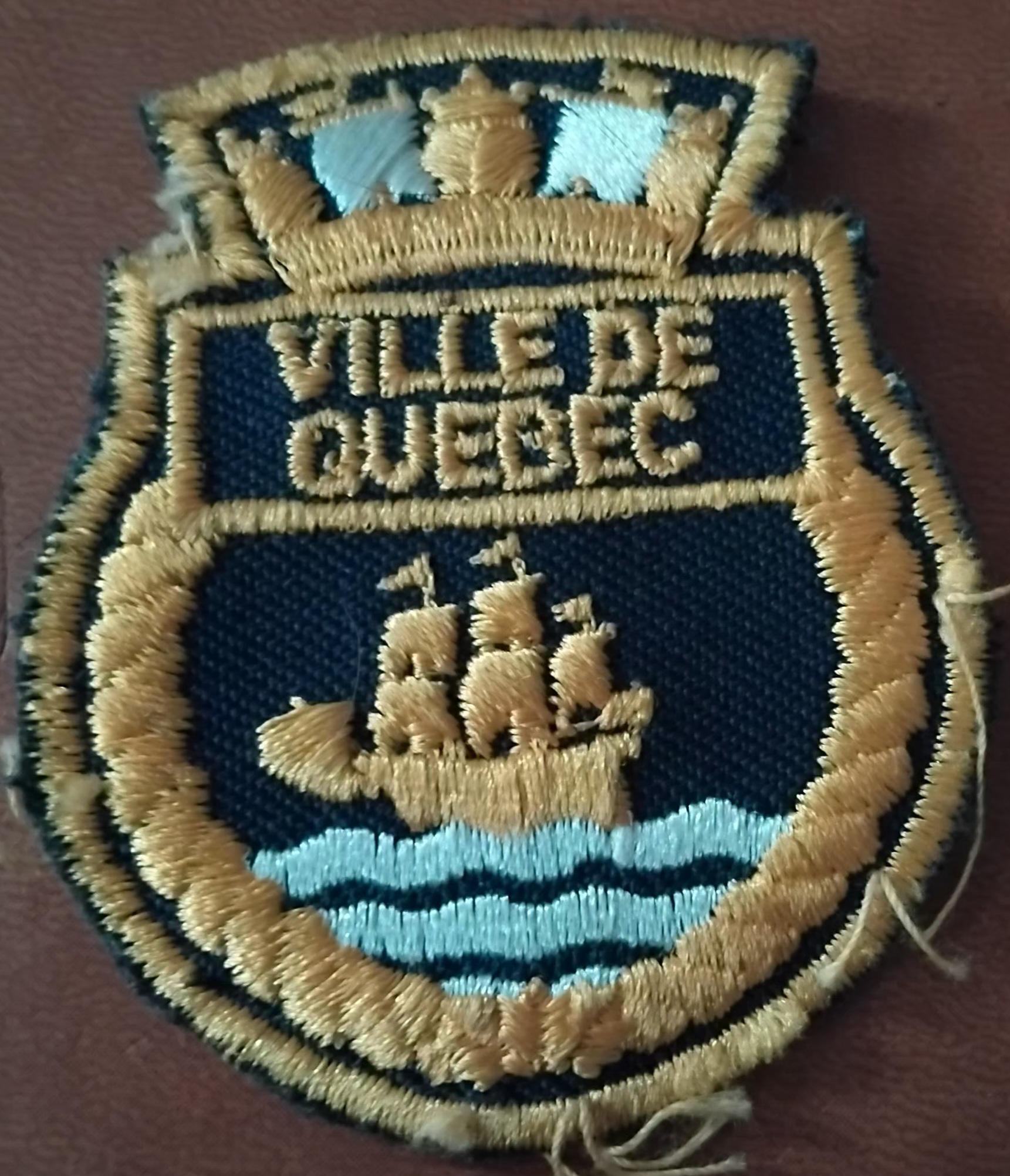 Vintage 1990 Royal Canadian Navy Sholder Patch. HMCS Ships Crest ...