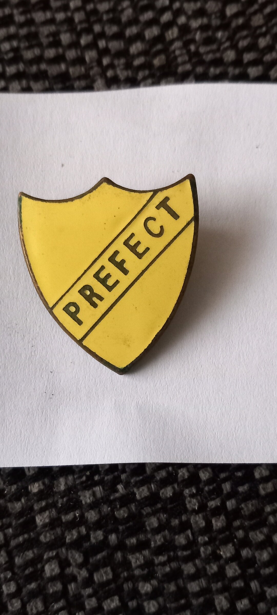 Vintage 1960 Prefect School Badge. Brass and Enamel. - Etsy