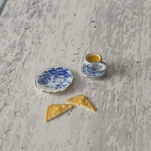 Miniature Breakfast, Miniature Tea and Toast, Miniatures, Tiny Food ...