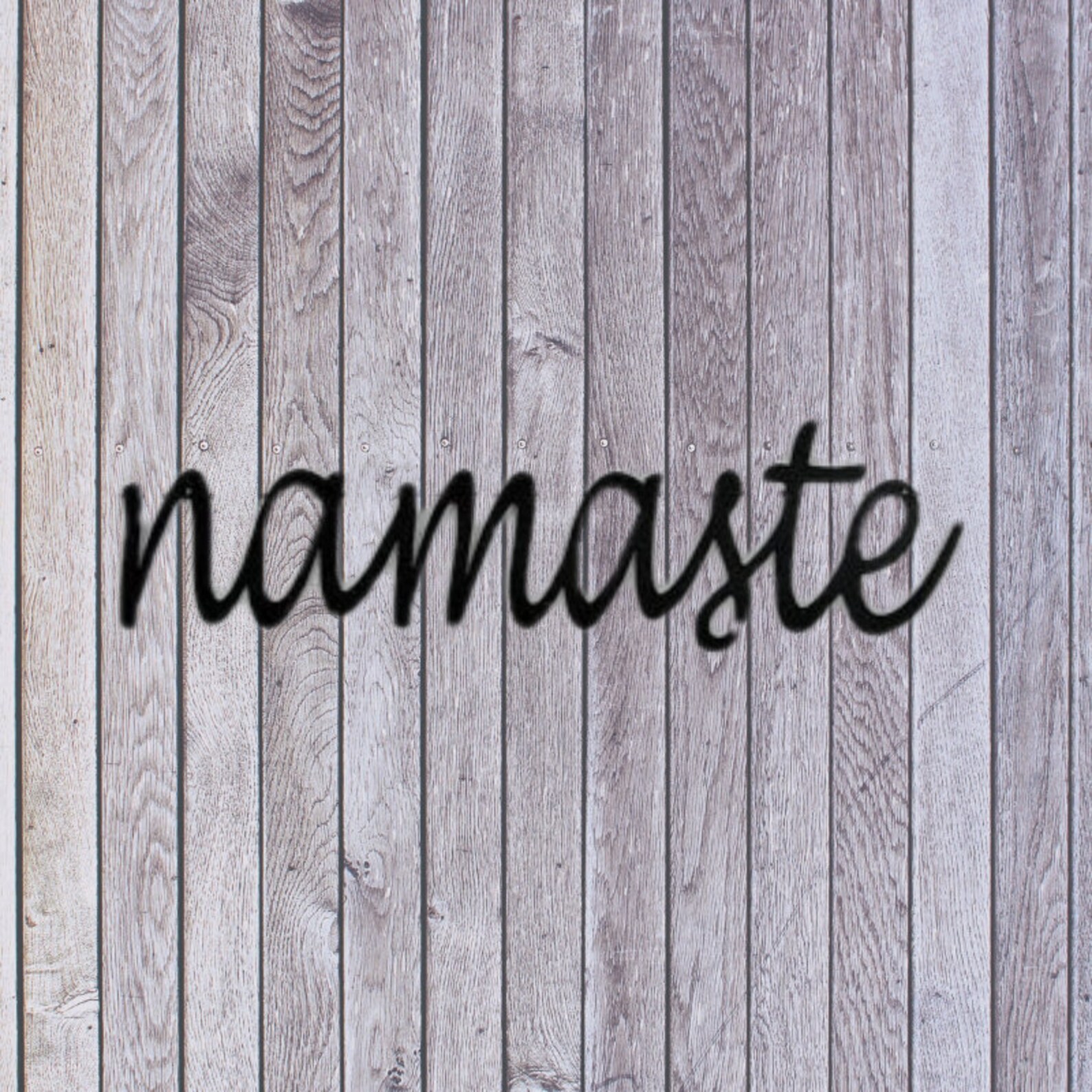 Namaste Metal Word Art - Etsy