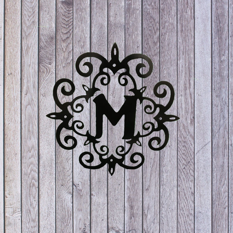 Single Letter Monogram - Etsy