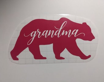 Grandma Vinyl Decal - Etsy