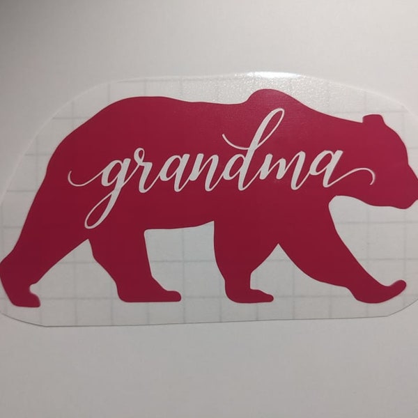 Grandma Decal for Vehicle - Etsy