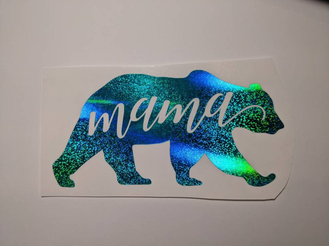 Mama Bear Vinyl Decal, Mama Bear Sticker, Vehicle Decals, Laptop ...