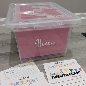 Child Memory Bin, Organization and Storage, Memory Box for Child ...