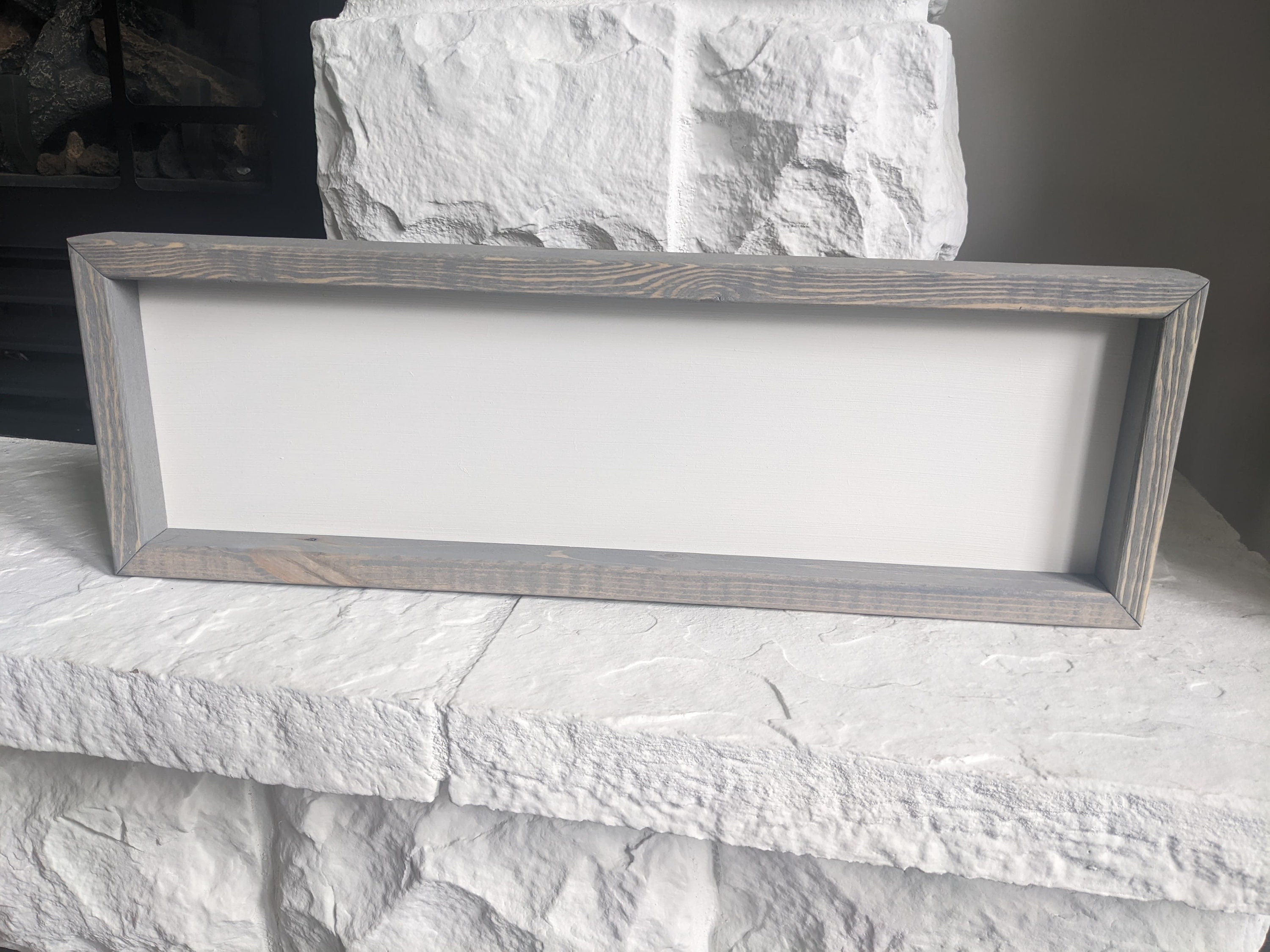 Blank Wood Sign With Frame, Craft Sign, DIY Signs, Craft Supplies ...