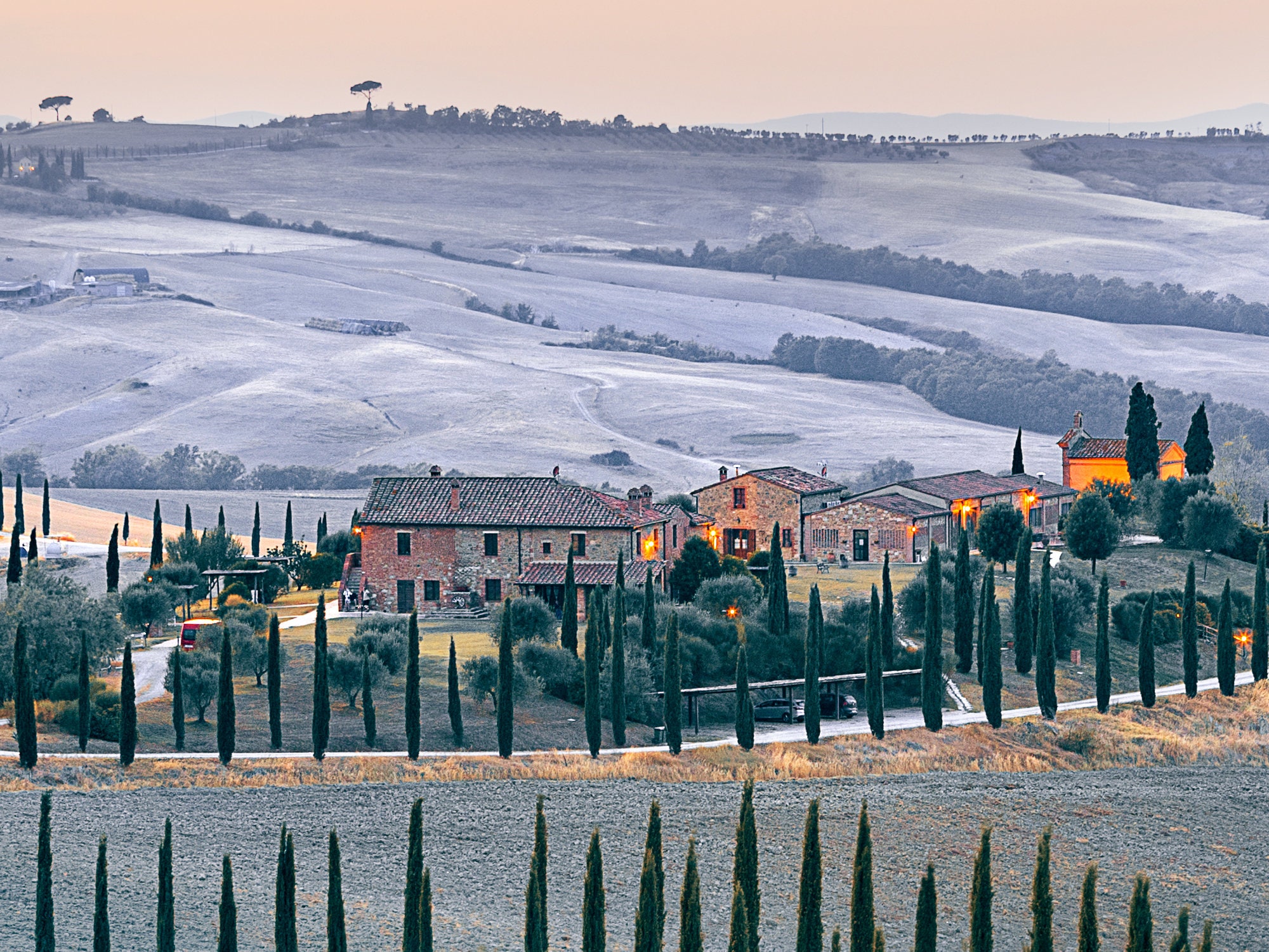 Tuscany Rolling Hills Print Tuscan Vineyards Poster Italy - Etsy