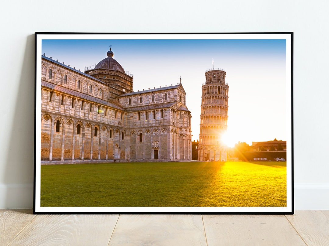 Leaning Tower of Pisa Print, Pisa Poster, Italy Print, Tower of Pisa ...