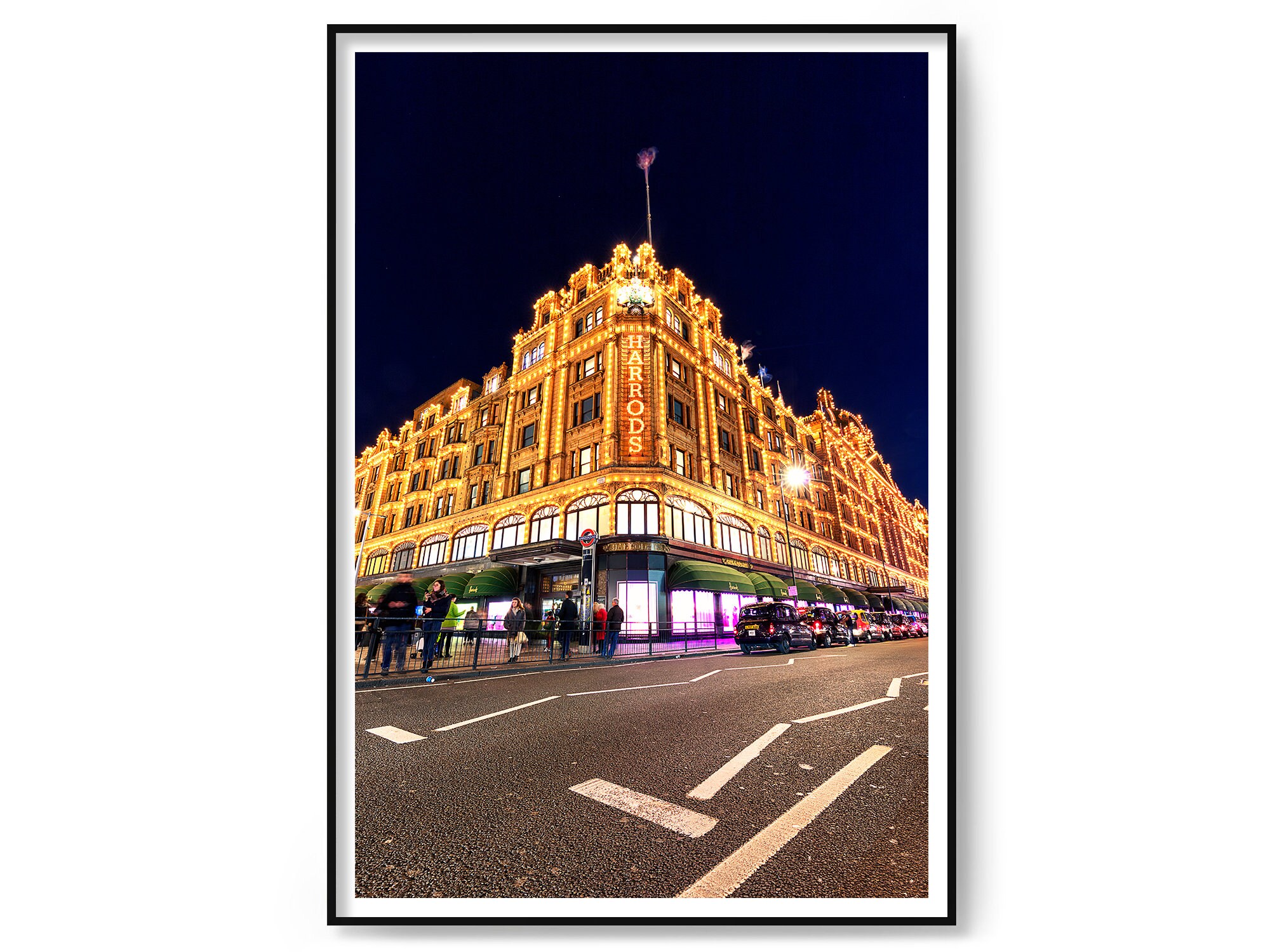 Harrods Print Knightsbridge Print Harrods Poster - Etsy UK
