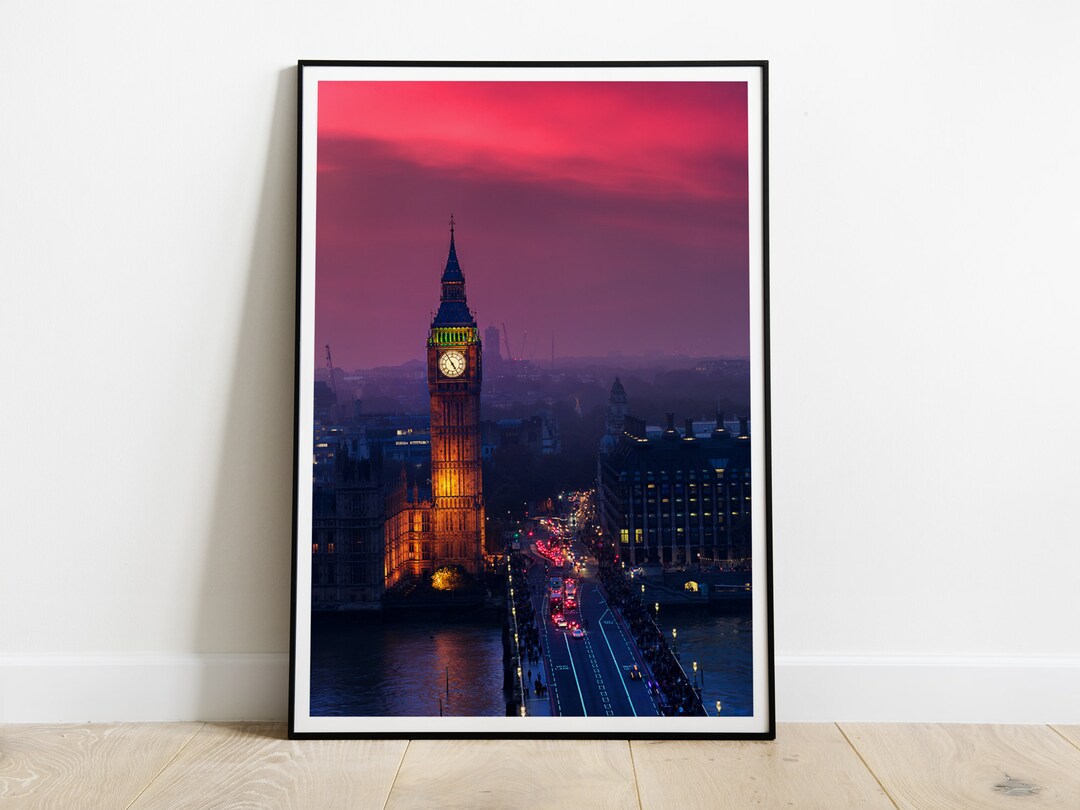 Big Ben Print, Big Ben Poster, London Print, London Poster, London ...