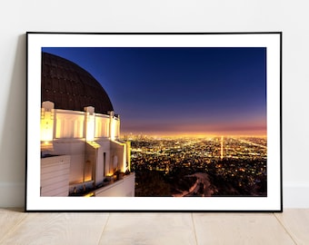 Griffith Observatory Poster - Etsy