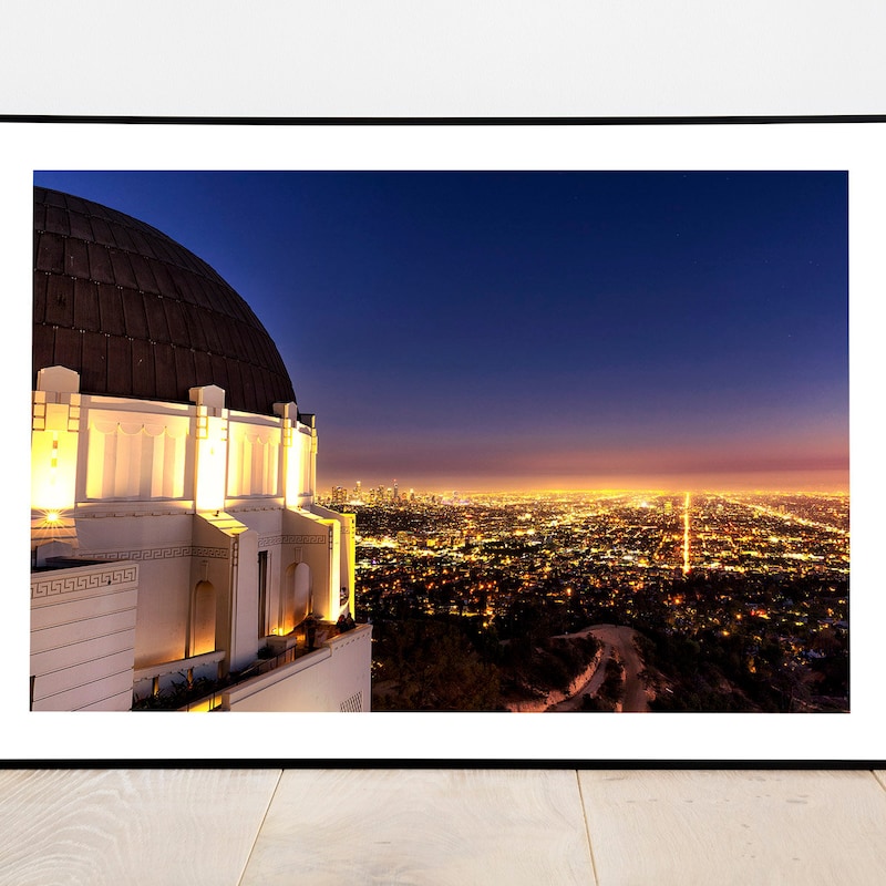 Griffith Observatory Poster - Etsy