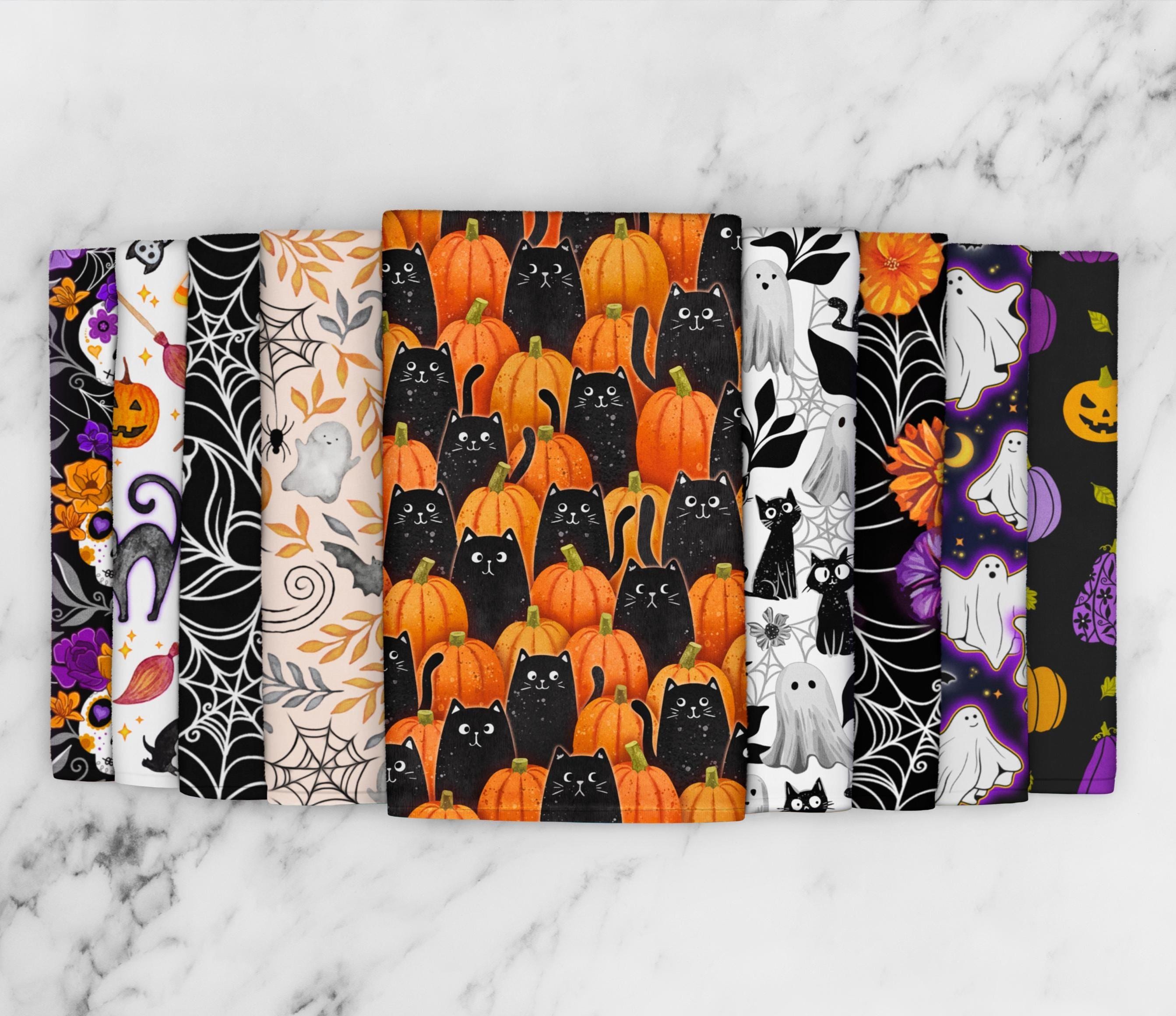 Halloween Hand Towels - Choose Your Own Set - Spooky Kitchen & Bathroom ...