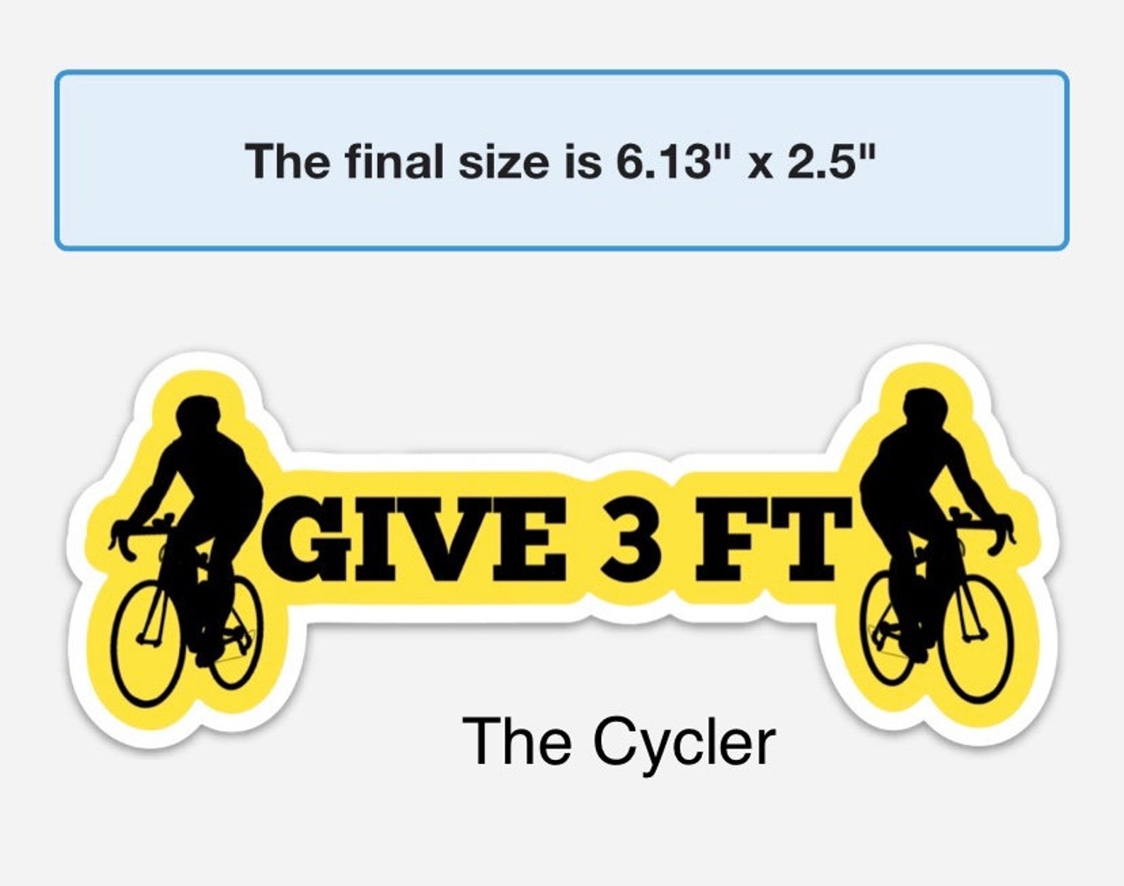 Cycling Safety Sticker - Etsy