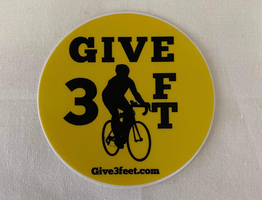Cycling Safety Sticker - Etsy