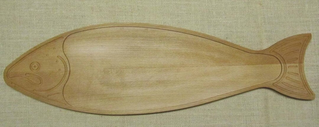 Fish Board Serving Board Salmon Board Fish Platter Fish - Etsy