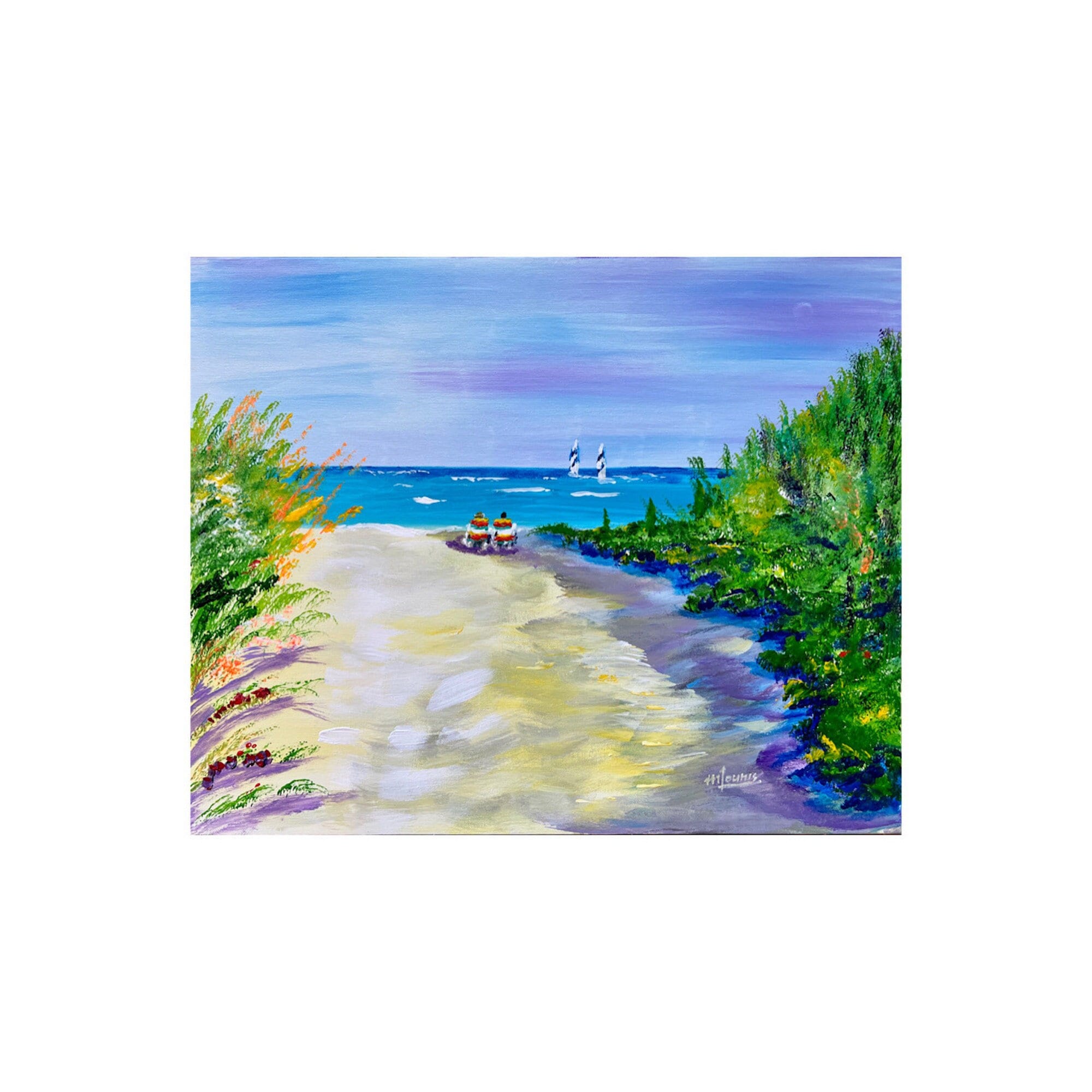 Easy Drawings Of The Beach