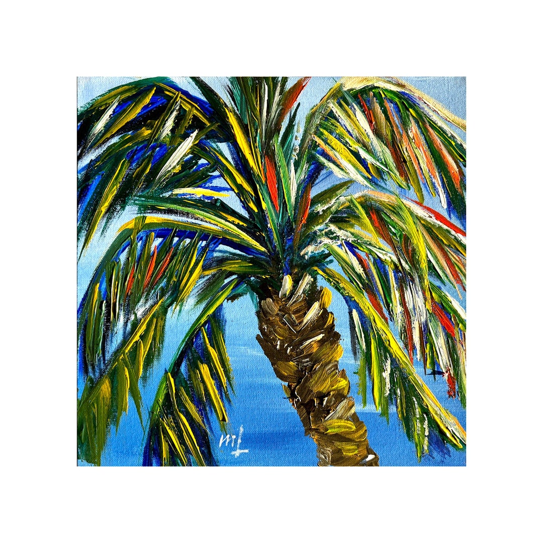 Palm Tree Wall Art Florida Original Painting or Giclee Prints Canvas ...