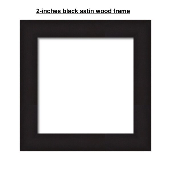 Black Wood Frame - Etsy