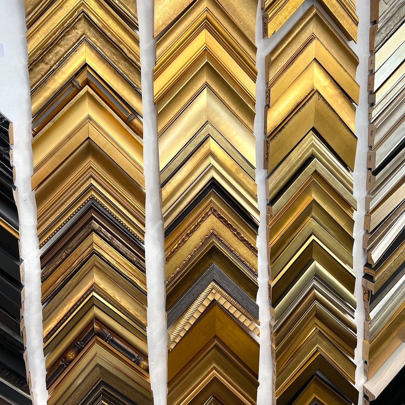Gold Picture Frames - Etsy