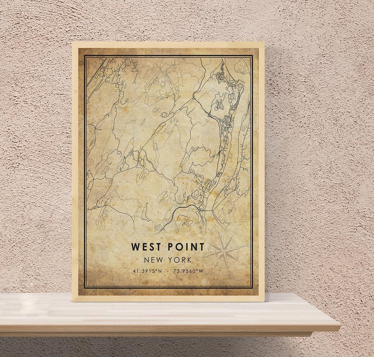 West Point Map Print West Point Map New York Map Art | Etsy