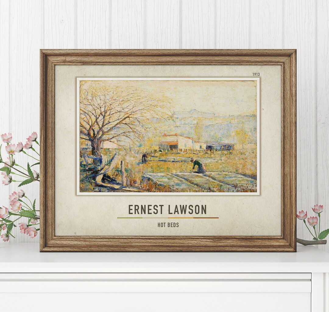 Hot Beds - Ernest Lawson | Ernest Lawson Canvas Print | Ernest Lawson ...