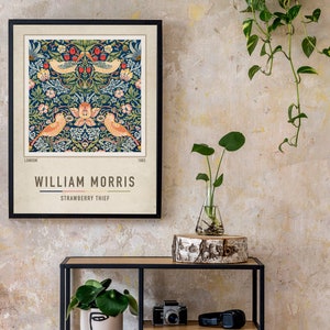 Strawberry Thief - William Morris | William Morris Canvas Print ...