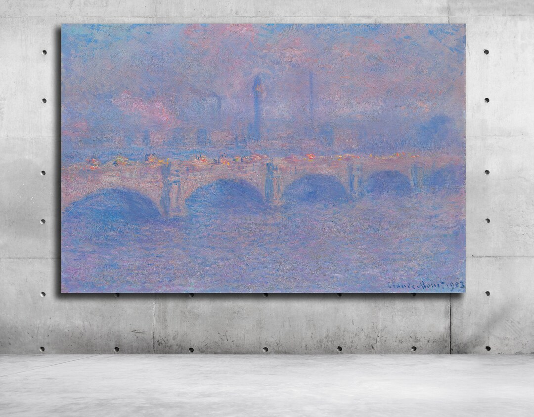 Waterloo Bridge, Sunlight Effect (1903) - Claude Monet | Claude Monet ...