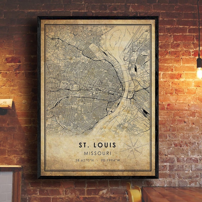 St Louis Poster - Etsy