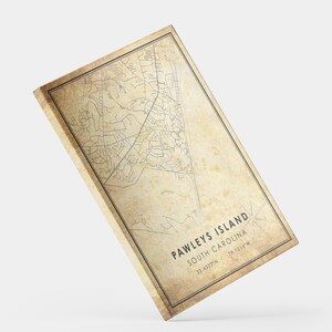 Pawleys Island Map Print | Pawleys Island Map | South Carolina Map Art ...